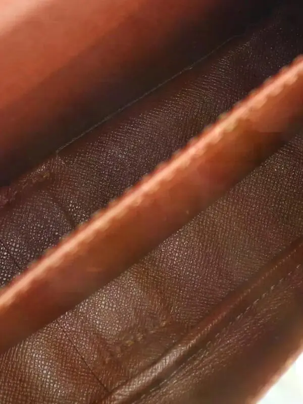 LOUIS VUITTON 1990 Monogram Cartouchiere Mm Crossbody Bag - Brown