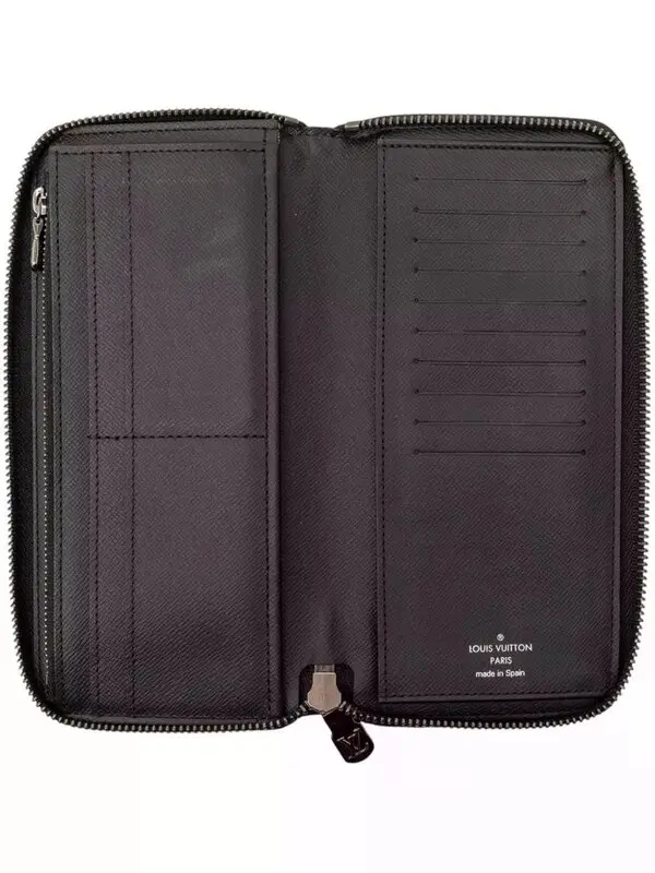 LOUIS VUITTON 2020-2025 Monogram Eclipse Vertical Zippy Wallet Long Wallets