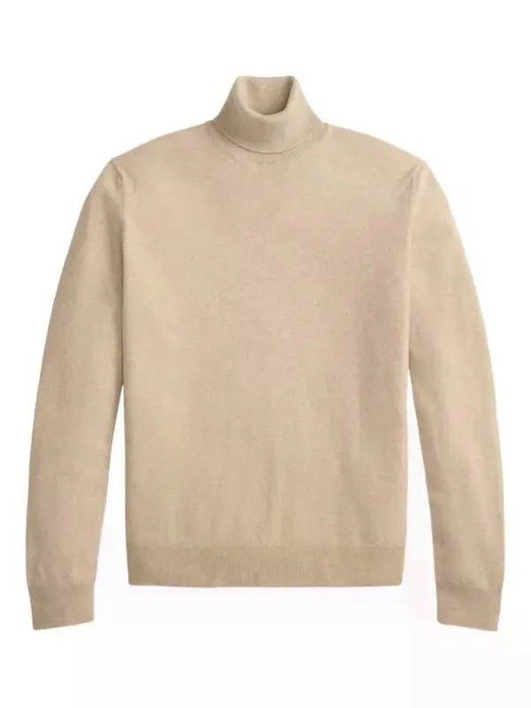 Ralph Lauren Purple Label Turtleneck Cashmere Sweater - Neutrals