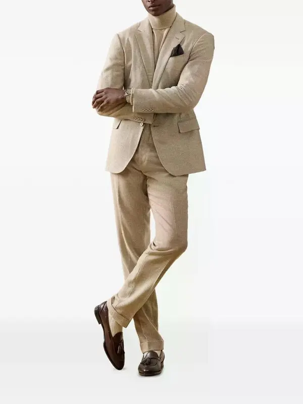 Ralph Lauren Purple Label Turtleneck Cashmere Sweater - Neutrals