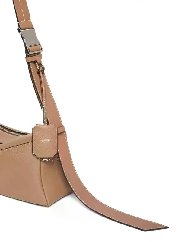Max Mara Leather East West Shoulder Bag - Neutrals