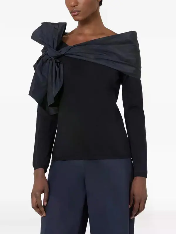Max Mara Bow Detailed Sweater