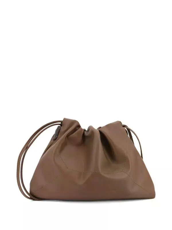 Brunello Cucinelli Leather Shoulder Bag