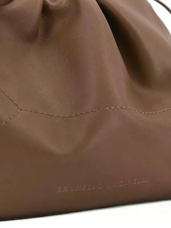 Brunello Cucinelli Leather Shoulder Bag