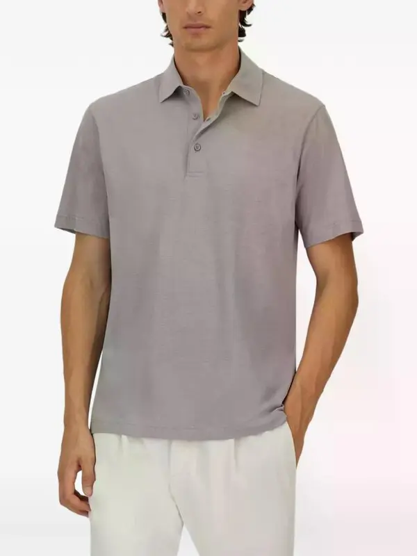 Herno Buttoned Polo Shirt - Grey