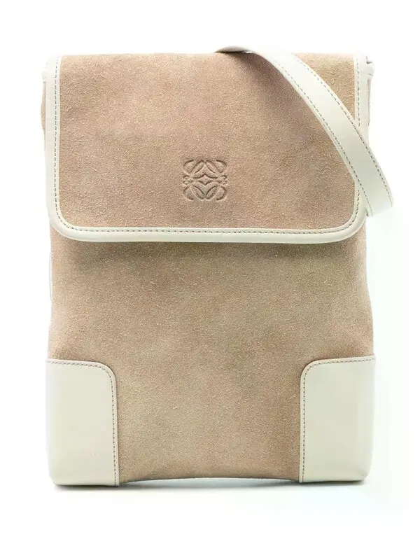 Loewe 2003 Anagram Crossbody Bag - Brown