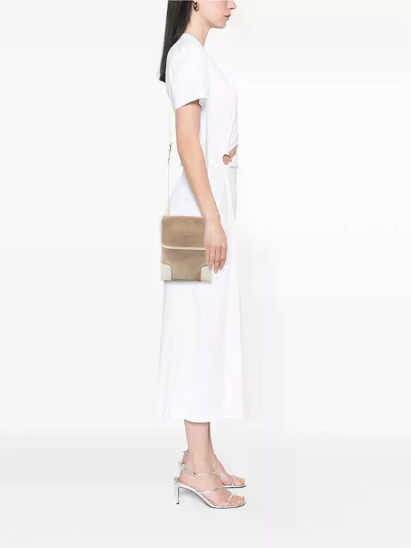 Loewe 2003 Anagram Crossbody Bag - Brown