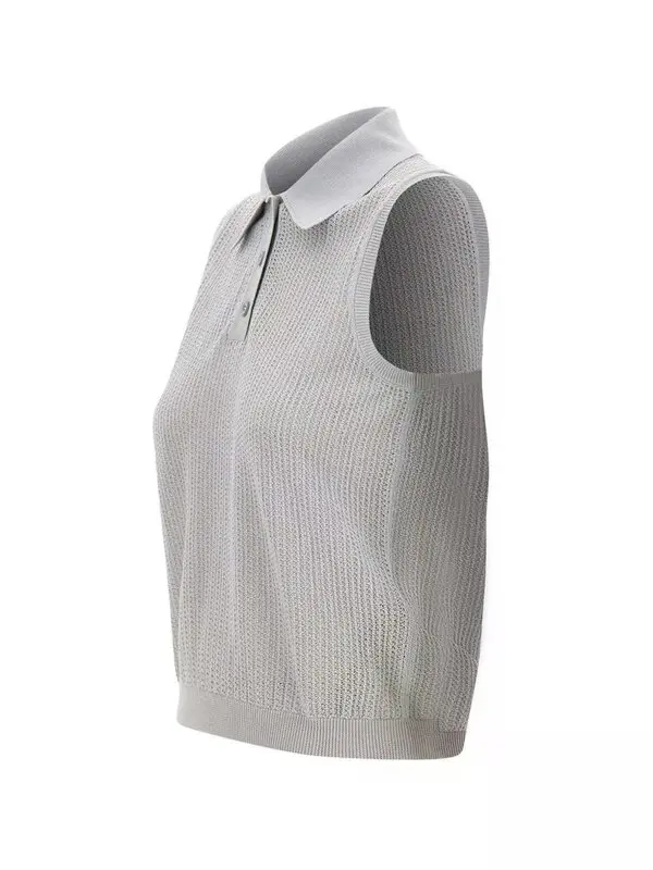 Eleventy Button Knitted Top