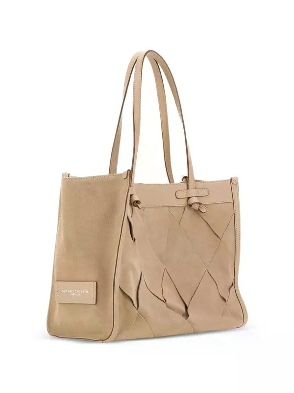 GIANNI CHIARINI Marcella Logo-patch Shoulder Bag