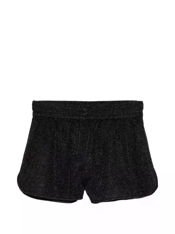 Oseree Lurex Shorts - Black