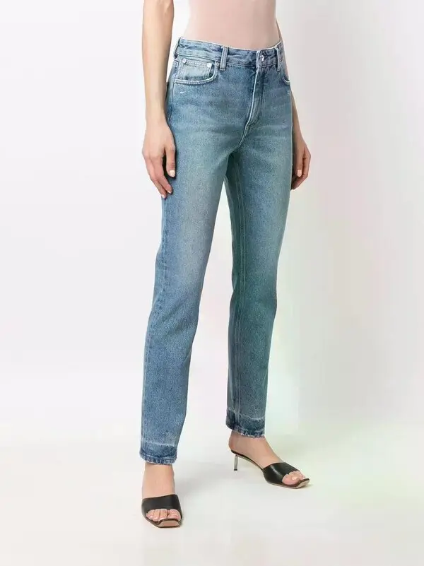 Off-White Faded-effect Skinny Jeans