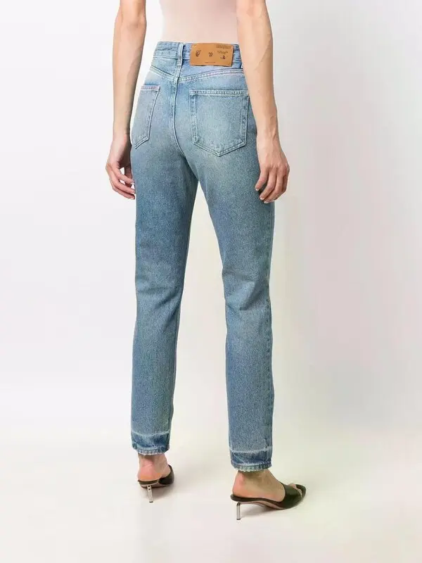 Off-White Faded-effect Skinny Jeans
