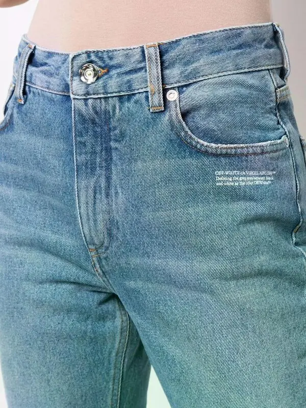Off-White Faded-effect Skinny Jeans