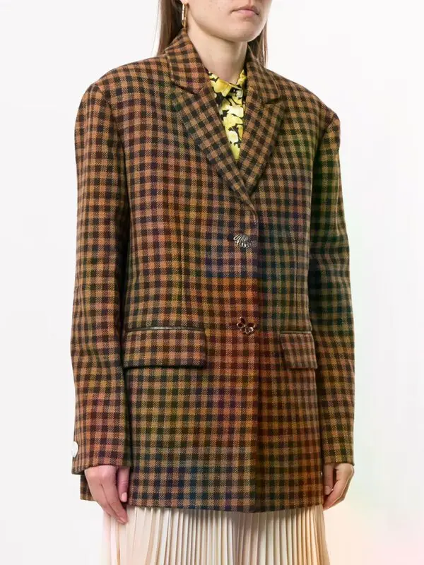 REJINA PYO Bowen Checked Jacket