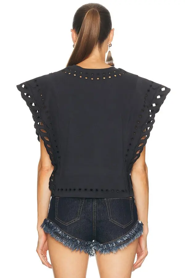 Isabel Marant Étoile Odyle Top - Faded Black