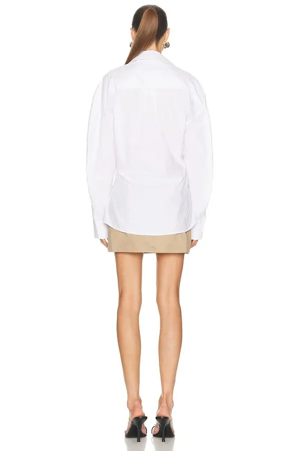 Alexander Wang Pre-styled Mini Wrap Dress