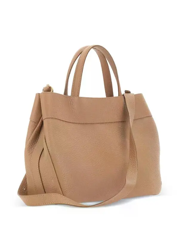 GIANNI CHIARINI Selena Hammered Tote Bag