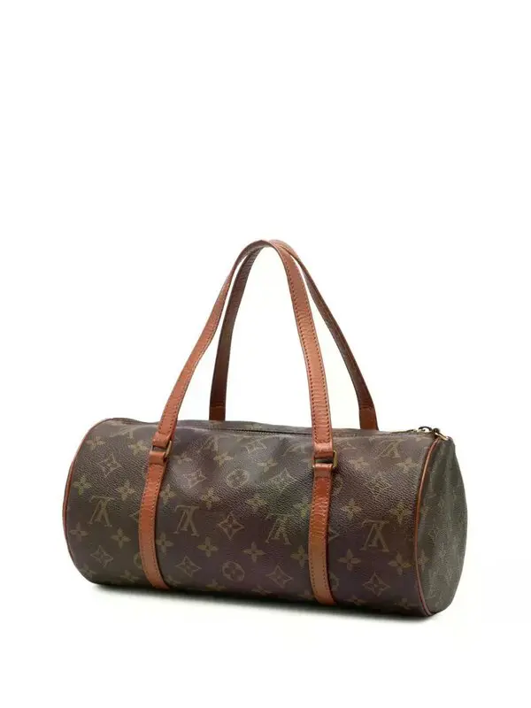 LOUIS VUITTON 1983 Monogram Papillon 30 Handbag - Brown