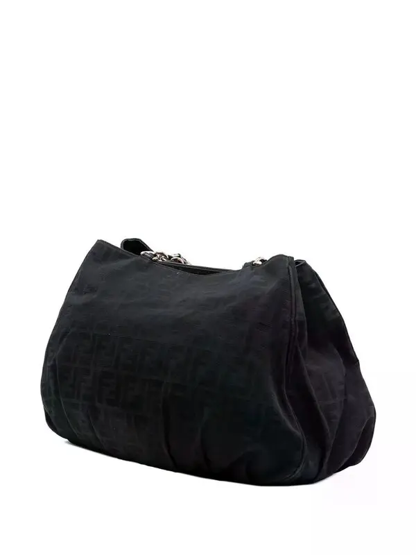 Fendi 2000-2010 Large Zucca Canvas Mia Tote
