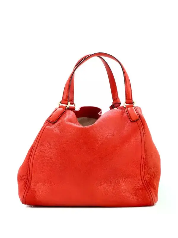 Gucci Soho Leather Shoulder Bag - Red