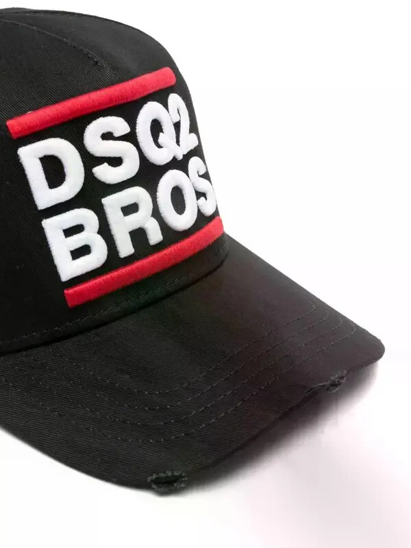 Dsquared2 Baseball Cap With Embroidered Logo - Black