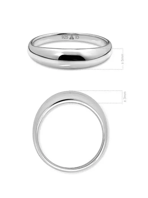 DEVATA Dome Ring - Silver