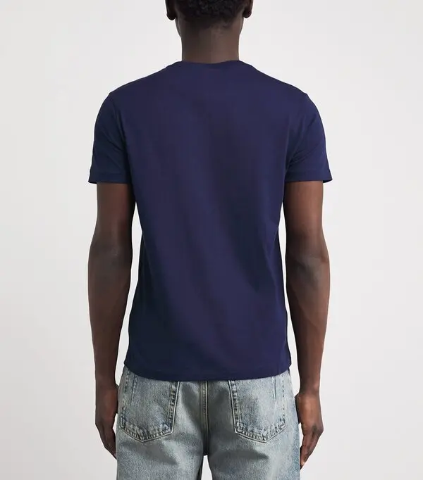 Polo Ralph Lauren Cotton Logo T-shirt - Navy