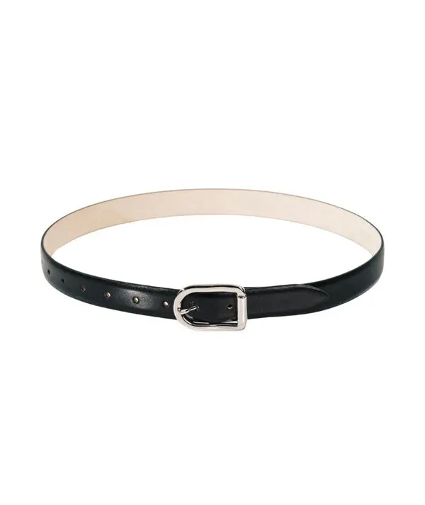 DEHANCHE Mija Leather Belt - Silver