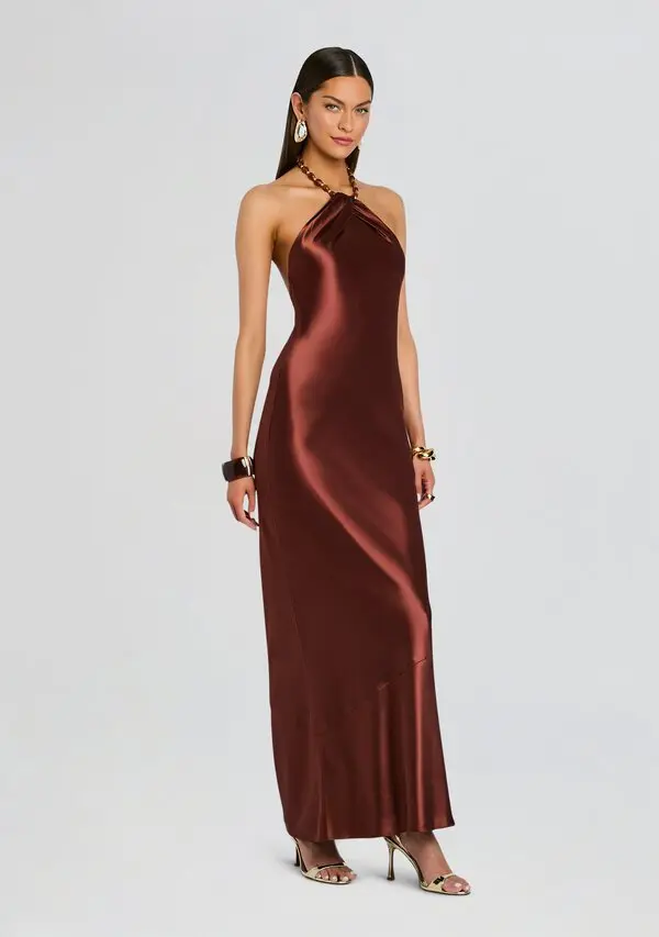 Retrofete Anat Dress - Chestnut