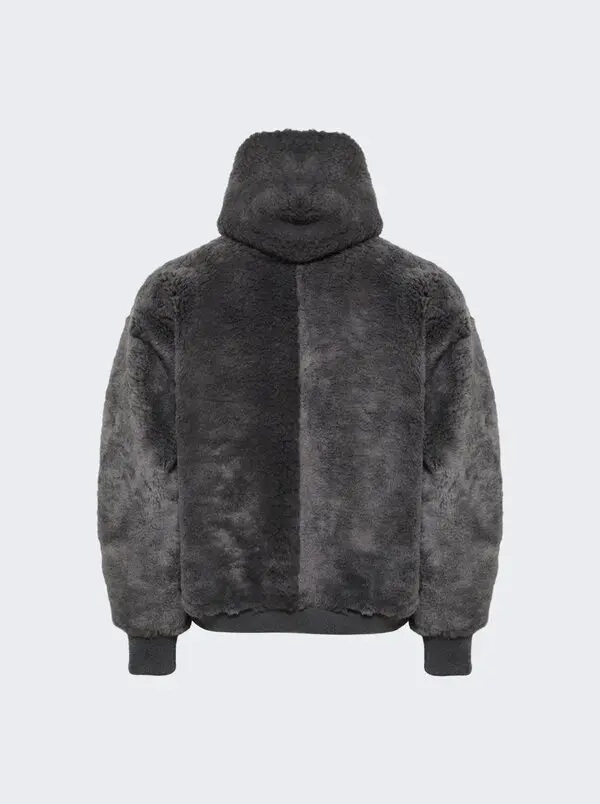 Alexander Wang Zip-up Shearling Hoodie