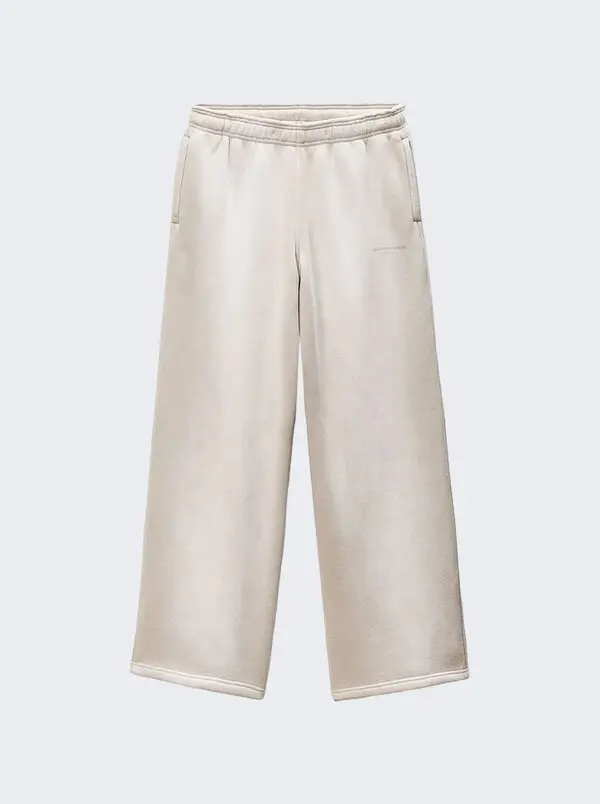 Alexander Wang Mid-rise Sweatpant With Allover Hotfix Washed - Ivory