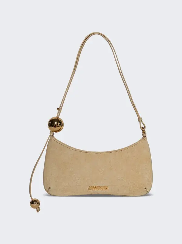 Jacquemus The Bisou Perle Shoulder Bag - Beige