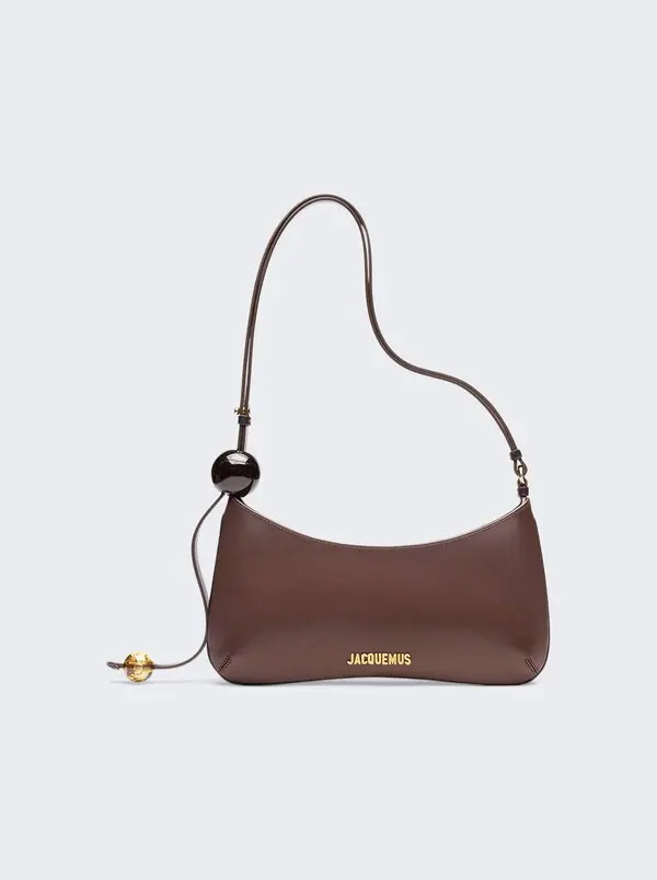 Jacquemus The Bisou Perle Medium Shoulder Bag - Brown