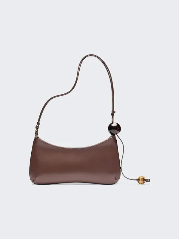 Jacquemus The Bisou Perle Medium Shoulder Bag - Brown