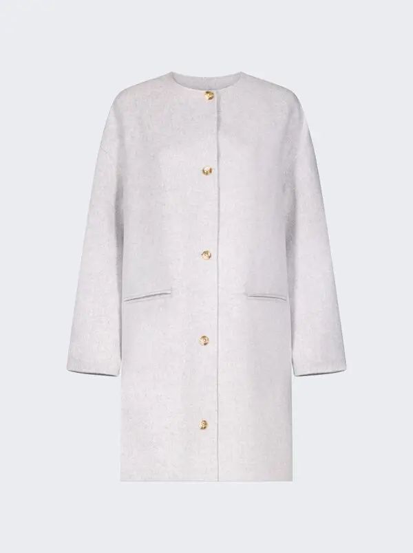 Loulou De Saison Kerry Oval-shaped Coat - Grey