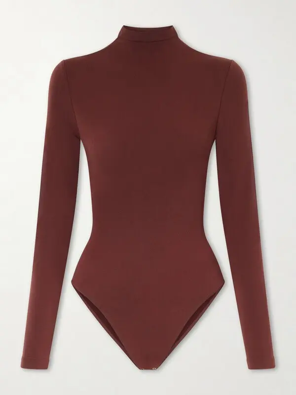 Wolford Stretch-jersey Bodysuit - Red