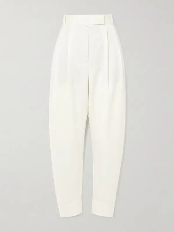 RÓHE Wool-blend Twill Wide-leg Pants