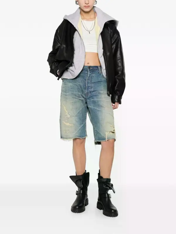 Mastercraft Union Distressed Denim Shorts