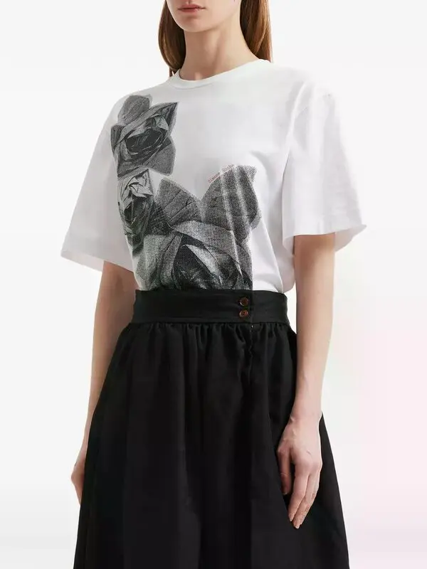 Simone Rocha Floral Print T-shirt
