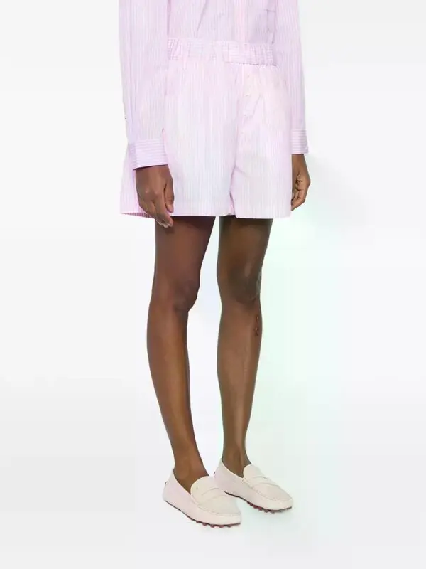 CUANTICO Striped Buttoned Shorts
