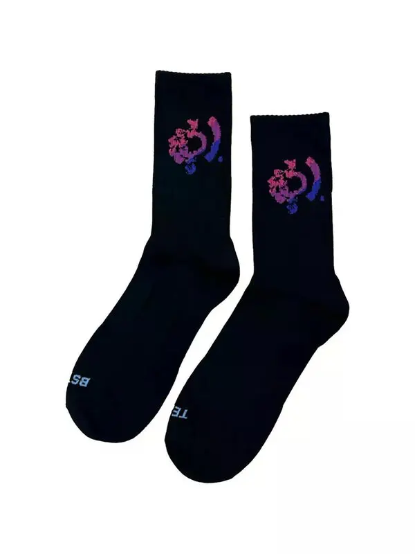 DENIM TEARS Graphic-print Socks