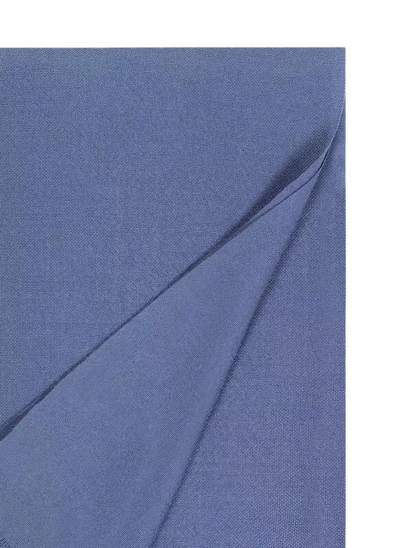 Eric Bompard Fringed Voile Scarf - Blue