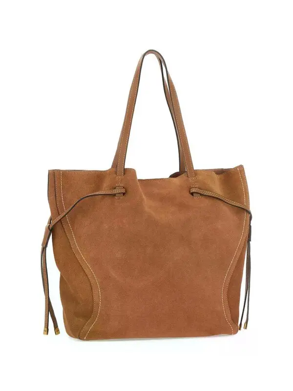 GIANNI CHIARINI Violette Suede Shoulder Bag - Brown
