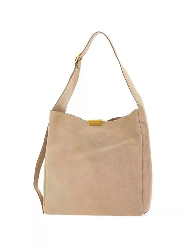 GIANNI CHIARINI Medium Luz Suede Shoulder Bag