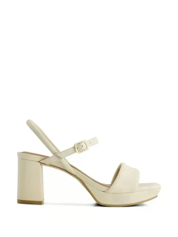 Bernardo Platform Buckle Sandals - Neutrals