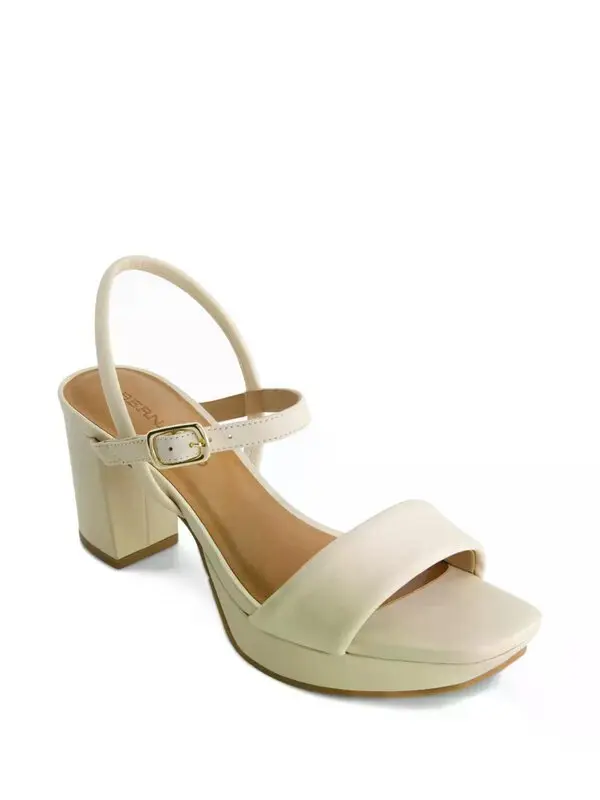 Bernardo Platform Buckle Sandals - Neutrals