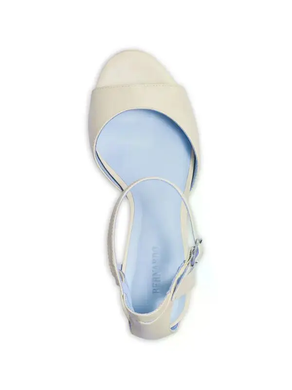Bernardo Valeria Platform Heeled Sandals - Neutrals
