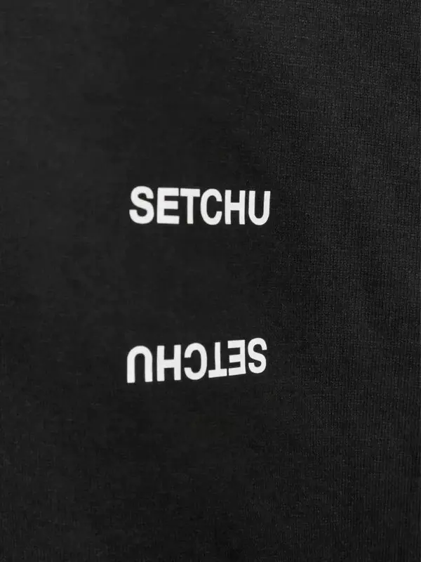 SETCHU Round-neck Long-sleeve Top