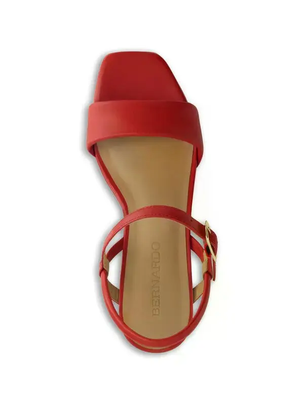 Bernardo Canto Leather Sandals - Red