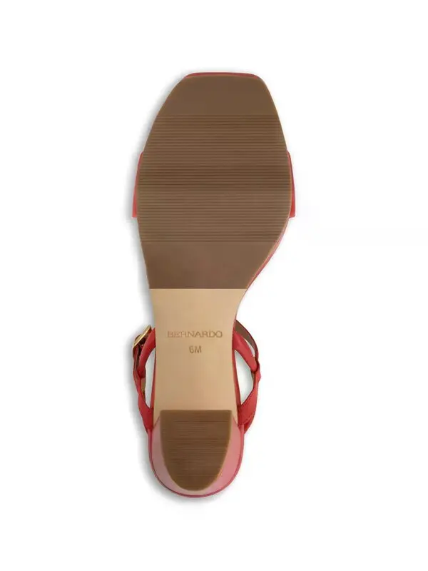 Bernardo Canto Leather Sandals - Red